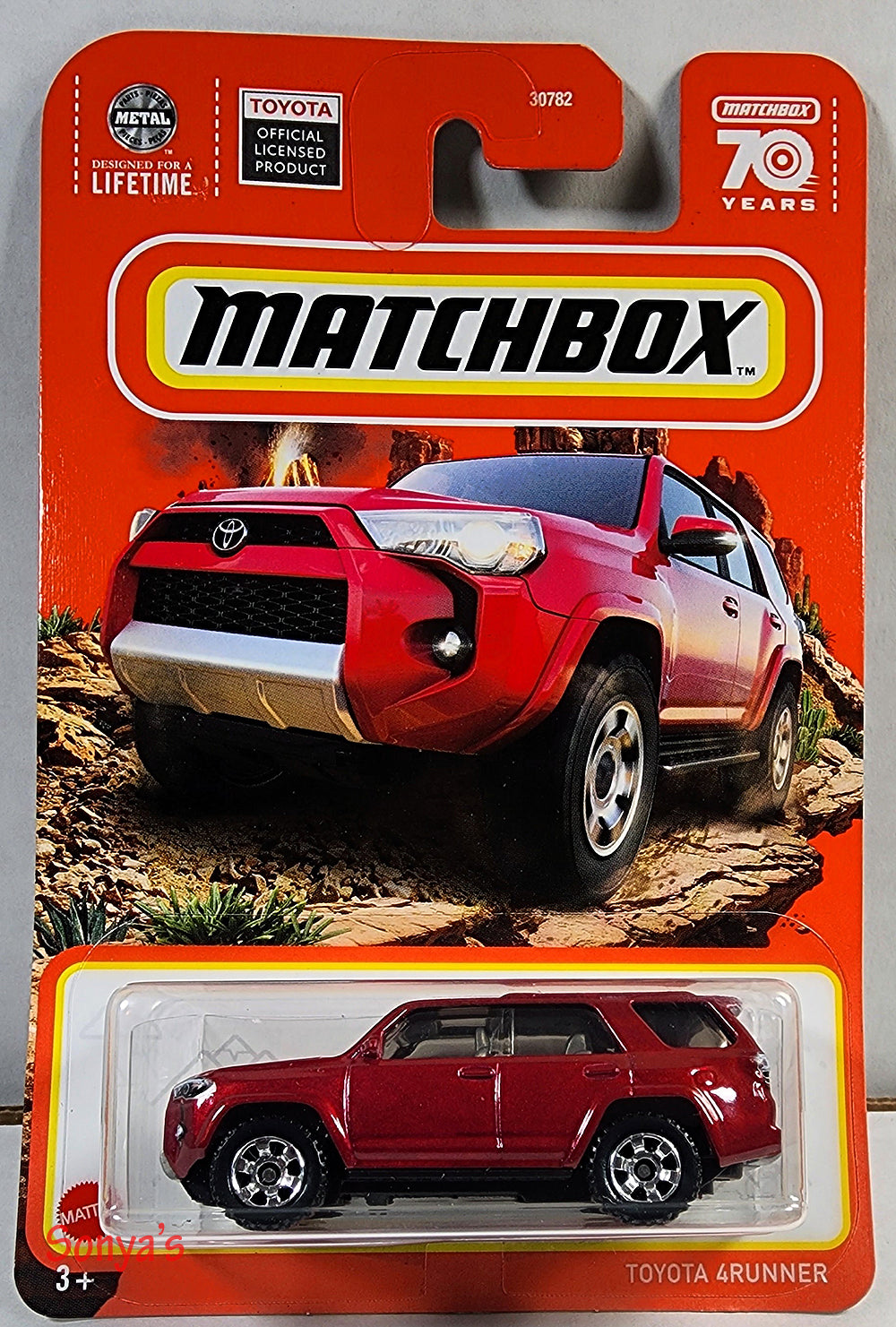 Matchbox Red Toyota 4Runner 2023 – Sonya's Diecast