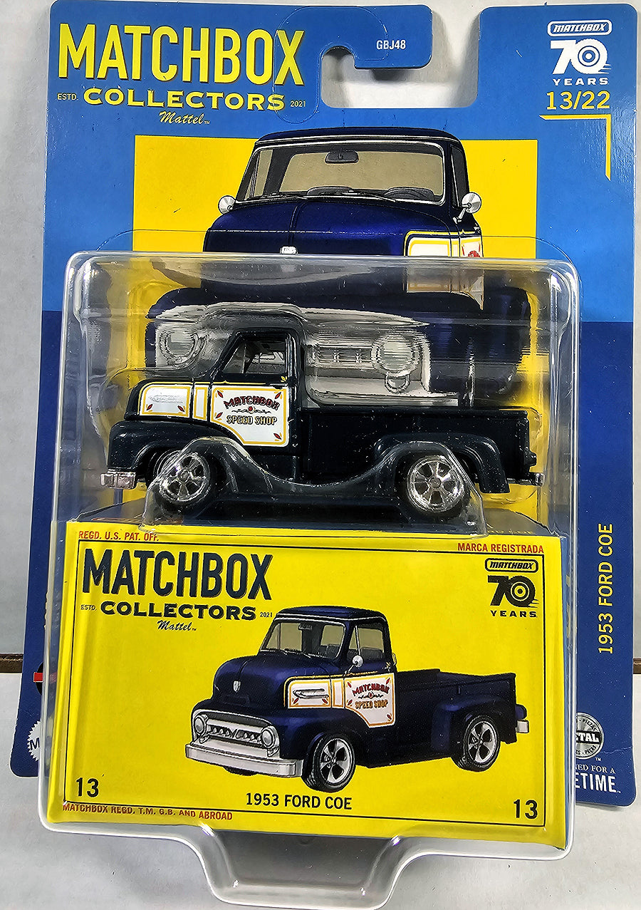 Matchbox Collectors Navy Blue 1953 Ford COE 2023 – Sonya's Diecast