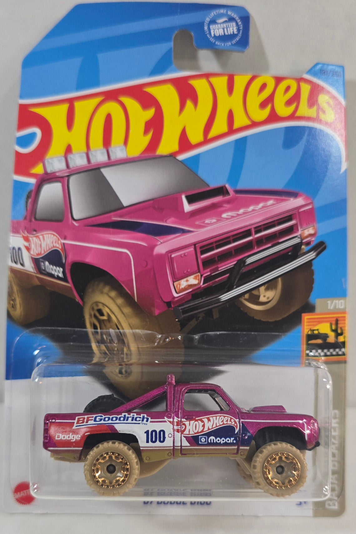 Hot Wheels Pink 87 Dodge D100 2024 – Sonya's Diecast