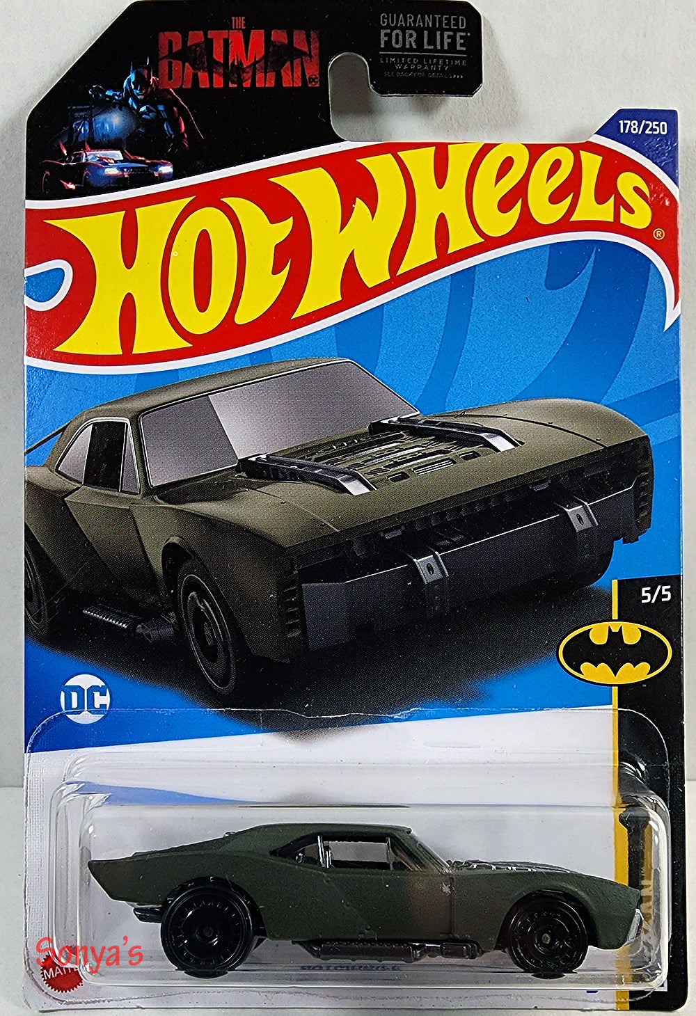 Hot Wheels Green Batmobile 2022 – Sonya's Diecast