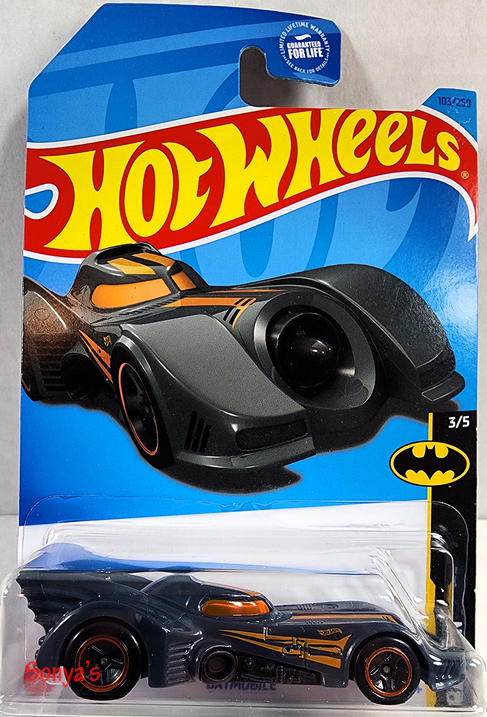 Hot Wheels Dark Gray Batmobile 2023 HKG99 – Sonya's Diecast