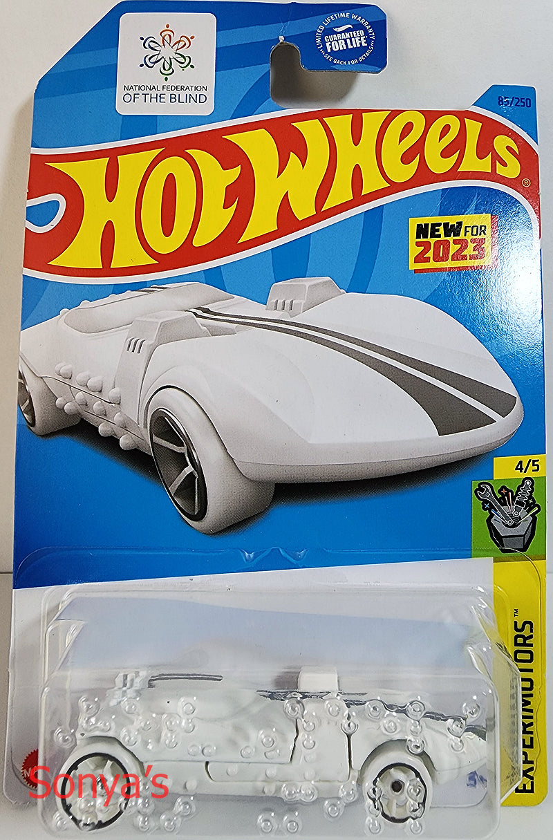 Hot Wheels White HW Braille Racer-Twin Mill 2023 – Sonya's Diecast