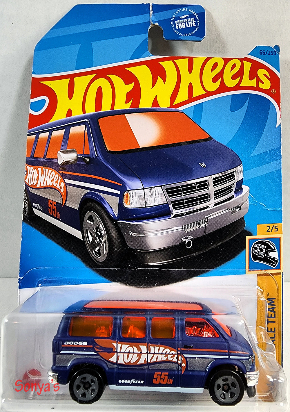 Hot Wheels Blue Dodge Van 2023 – Sonya's Diecast